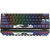 Amazon.com: Womier SK80 Retro Creamy Keyboard,75% Keyboard with Color ...