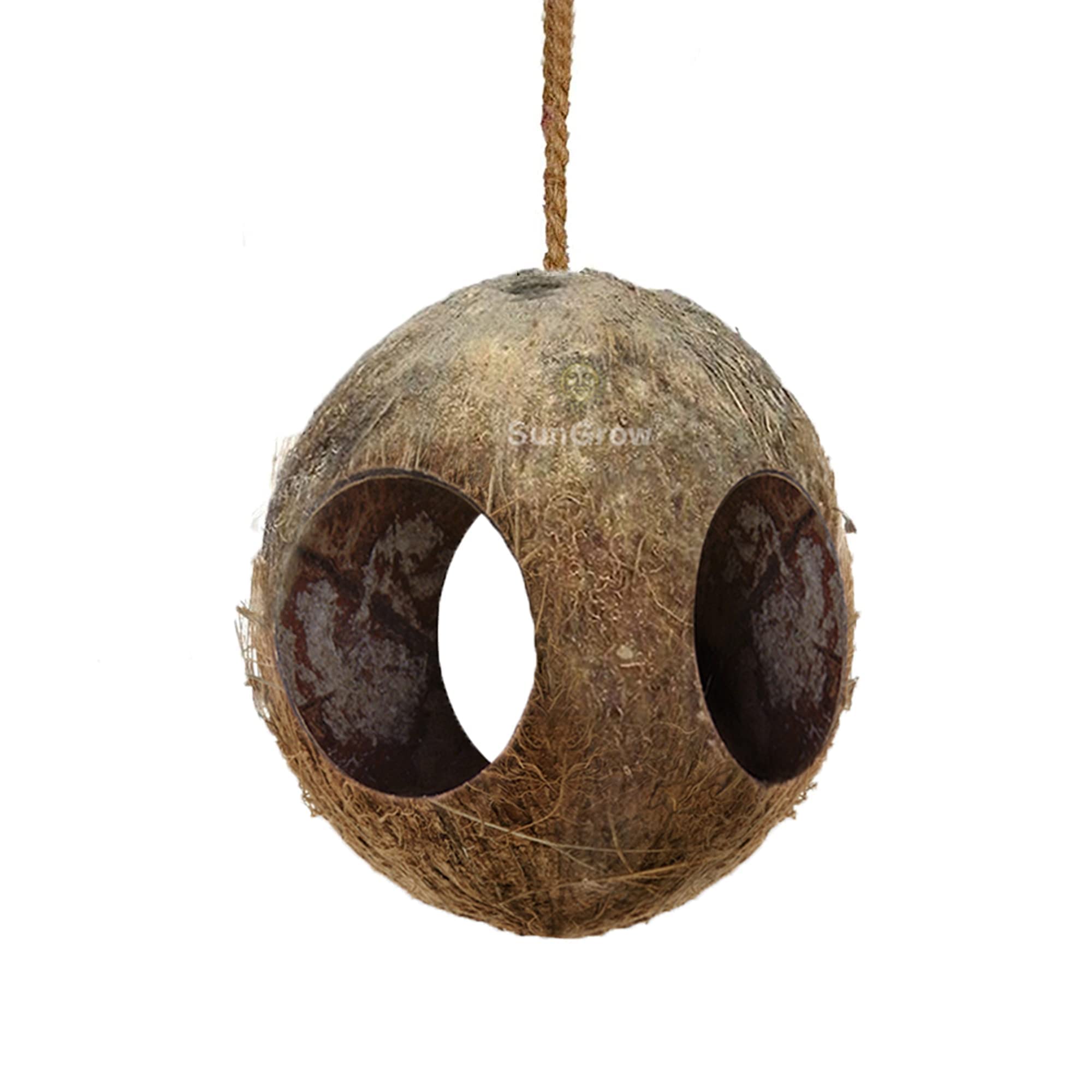 Mua SunGrow Hermit Crab Hut Cozy Crabitat Coconut Shell with Hanging ...