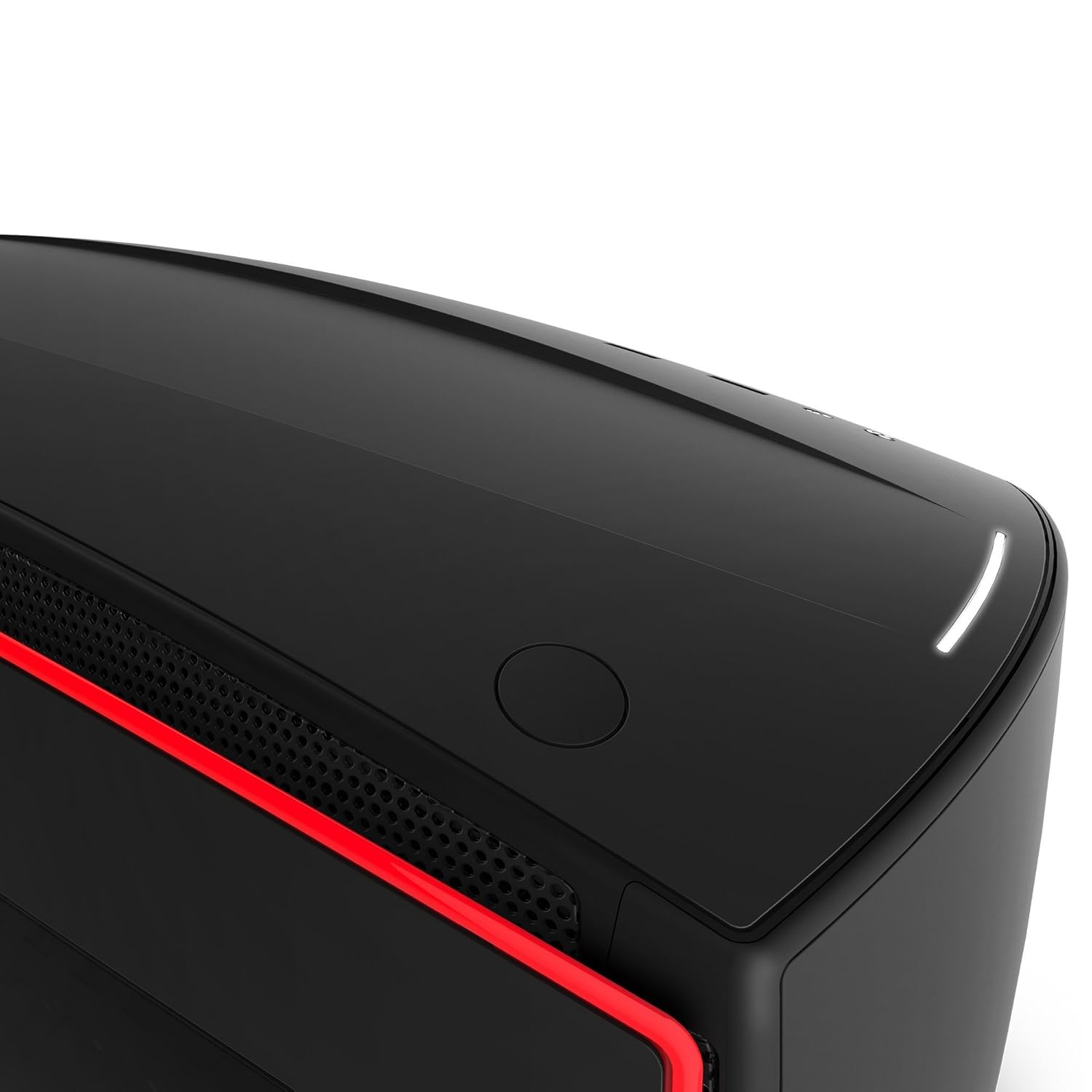 NZXT Manta Mini-ITX Computer Case, Black/Red ( 2 Expansion Slots )