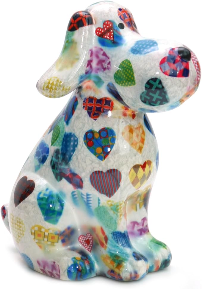 Amazon.de: Spardose Hund Tobi. Pomme Pidou Keramik Spardosen mit ...