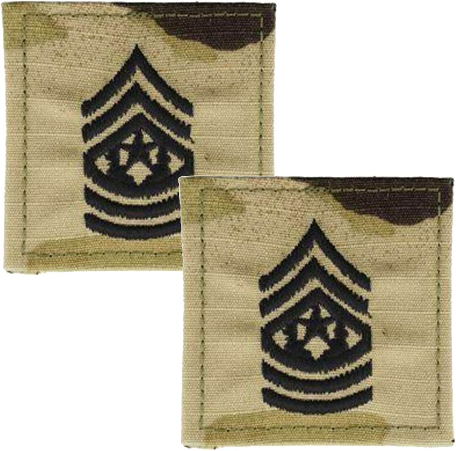 Amazon.com: Army Rank CSM Command Sergeant Major OCP Patch 2x2 Hook & Loop - Pair: Clothing