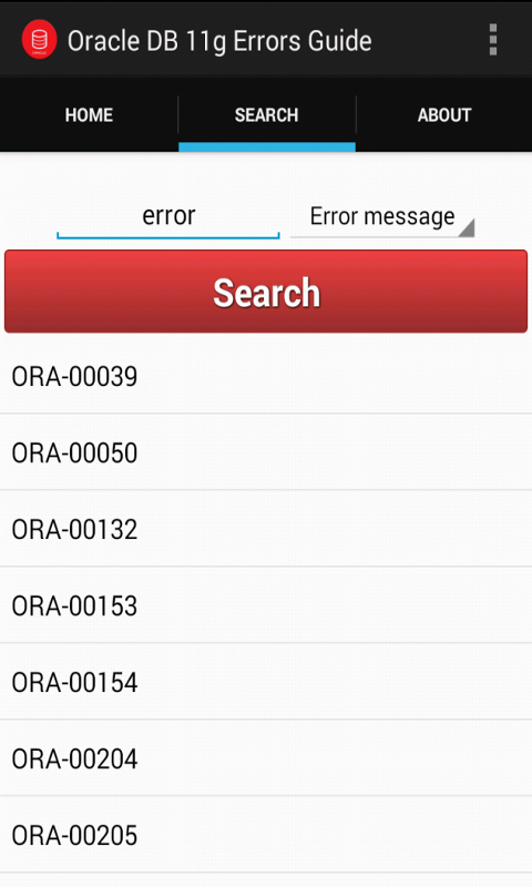 Oracle DB 11g Errors Guide:Amazon.com:Appstore for Android
