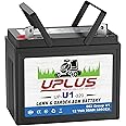 Amazon.com: UPLUS U1 Riding Lawn Mower Battery, 12V 320CCA Garden Tractors Battery Maintenance ...