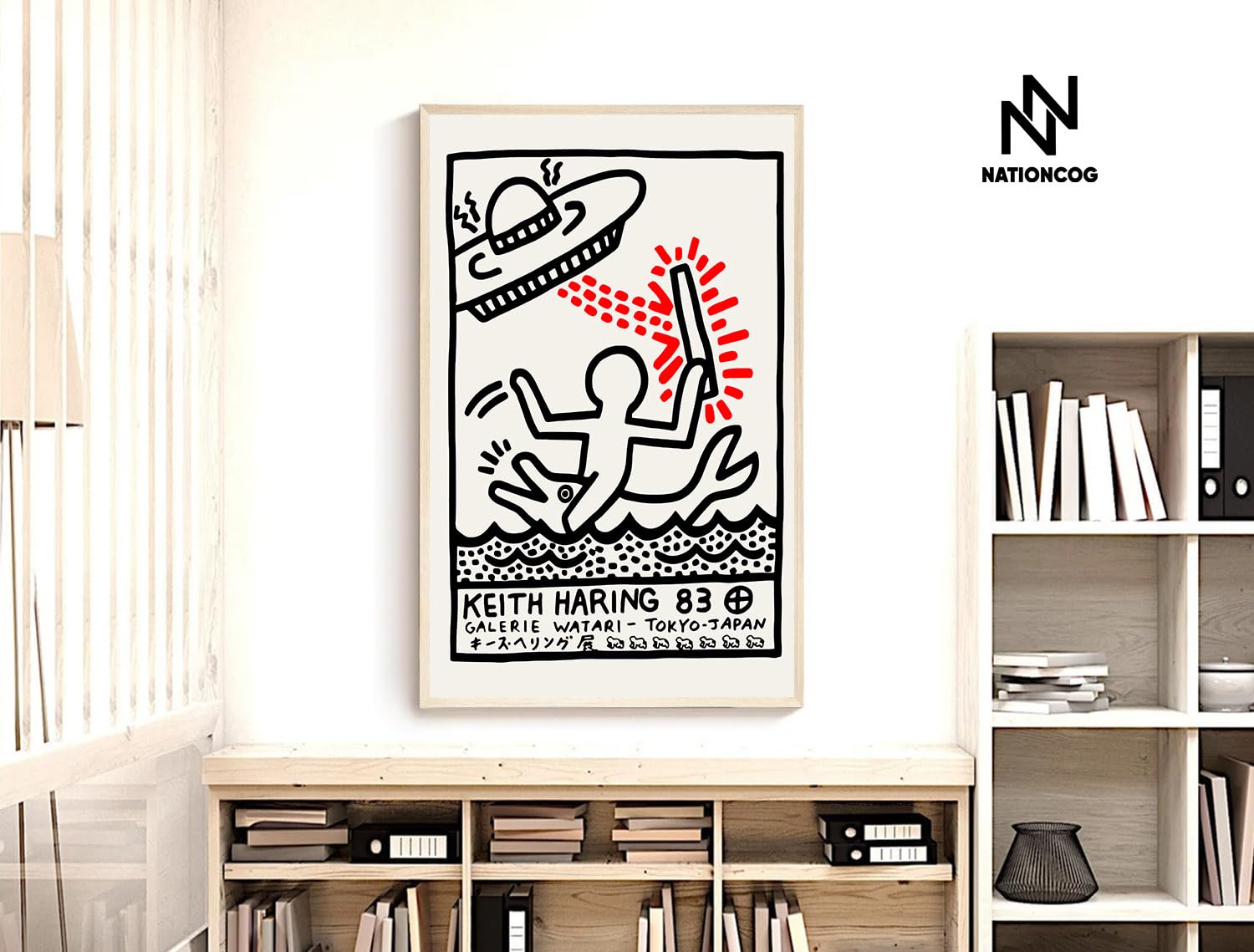 Nationcog 1983 Tokyo Galerie Watari Japan Poster Exhibition Poster Pop ...