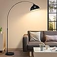Modern 73" Arc Floor Lamp with Metal Hanging Dome Shade, Industrial ...