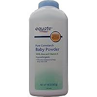 Amazon.com: Equate Pure Cornstarch Baby Powder Aloe Vera and Vitamin E ...