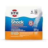 Amazon.com : HTH Swimming Pool Care Green to Blue Advanced Shock System (6 pack) + HTH 52036 ...