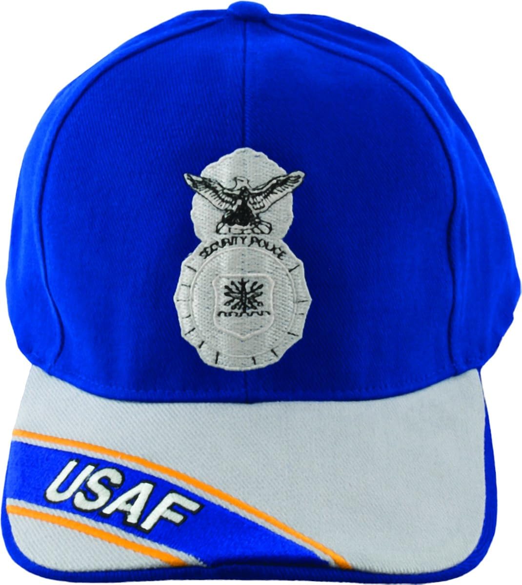 Amazon.com: USAF Security Police Royal/Gray Hat with Embroidered Bill ...