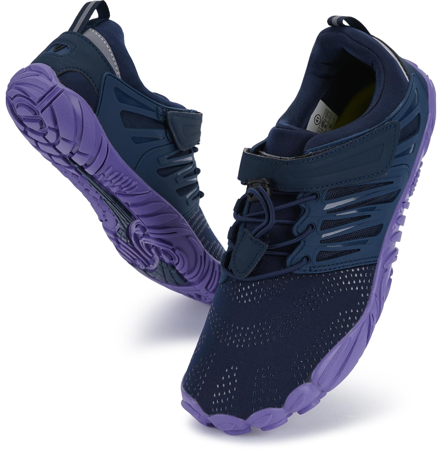 WHITIN Women's Minimalist Barefoot Shoes Zero Drop Trail Running 5 Five ...