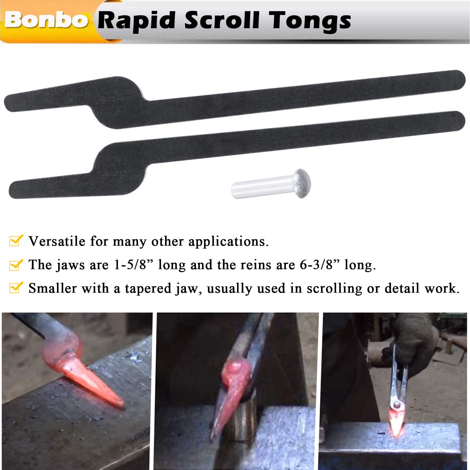 DIY Rapid Tongs Bundle Set - 5 Types Of Tong Bundles Set With Rivet For ...