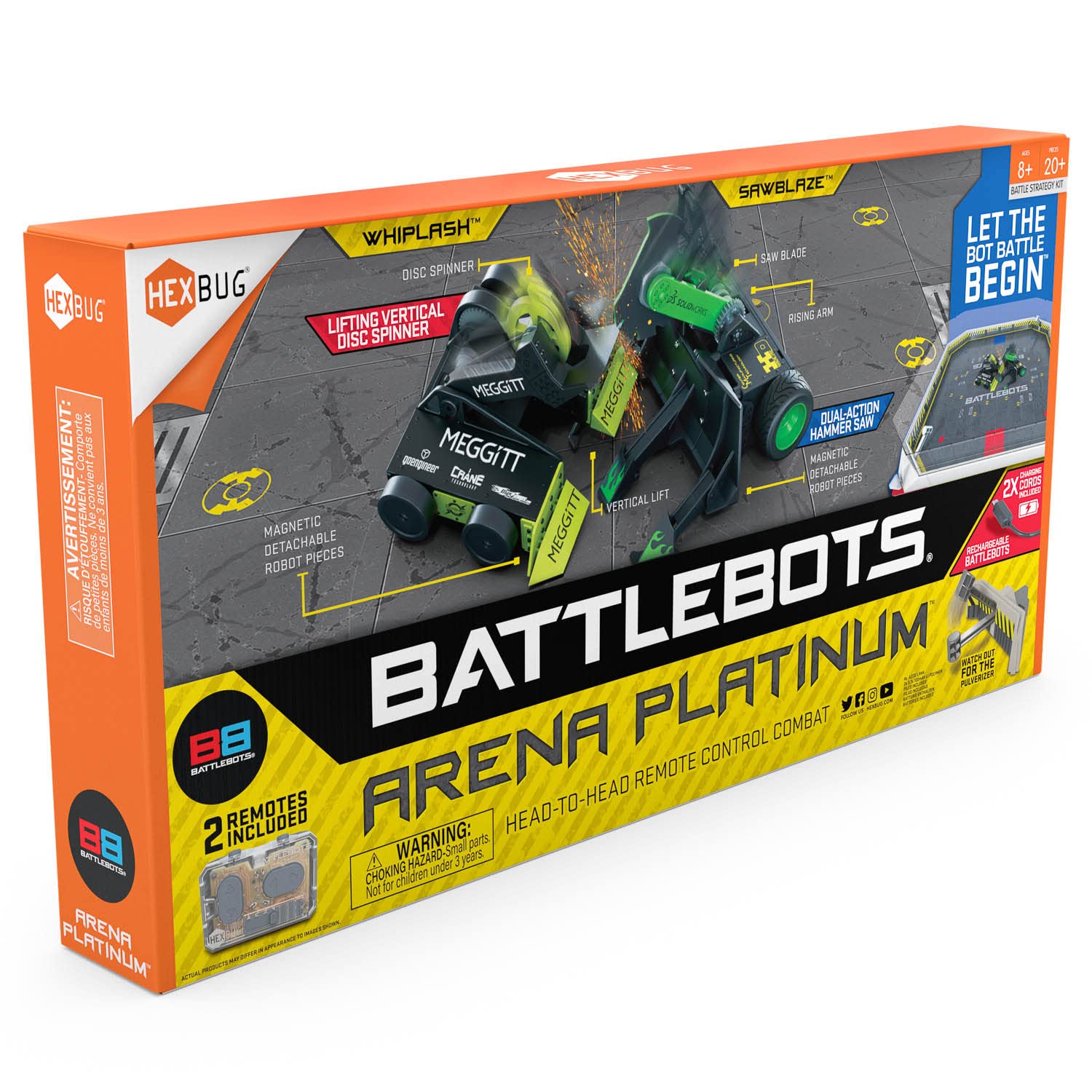 Mua HEXBUG BattleBots Arena Platinum – Multiplayer Remote Control Robot ...
