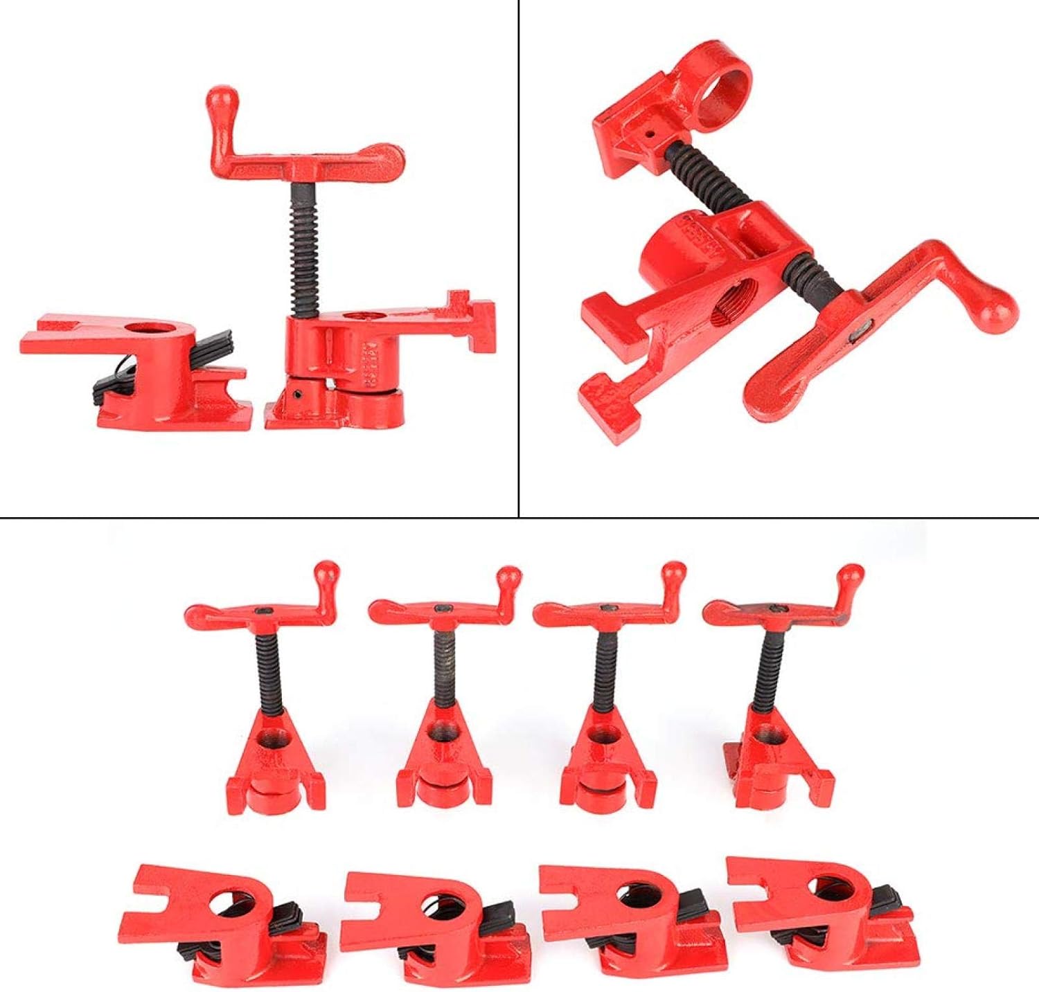 4 Set 26.5mm Quick-Grip Clamps Set Quick Release Heavy Duty Wide Base ...