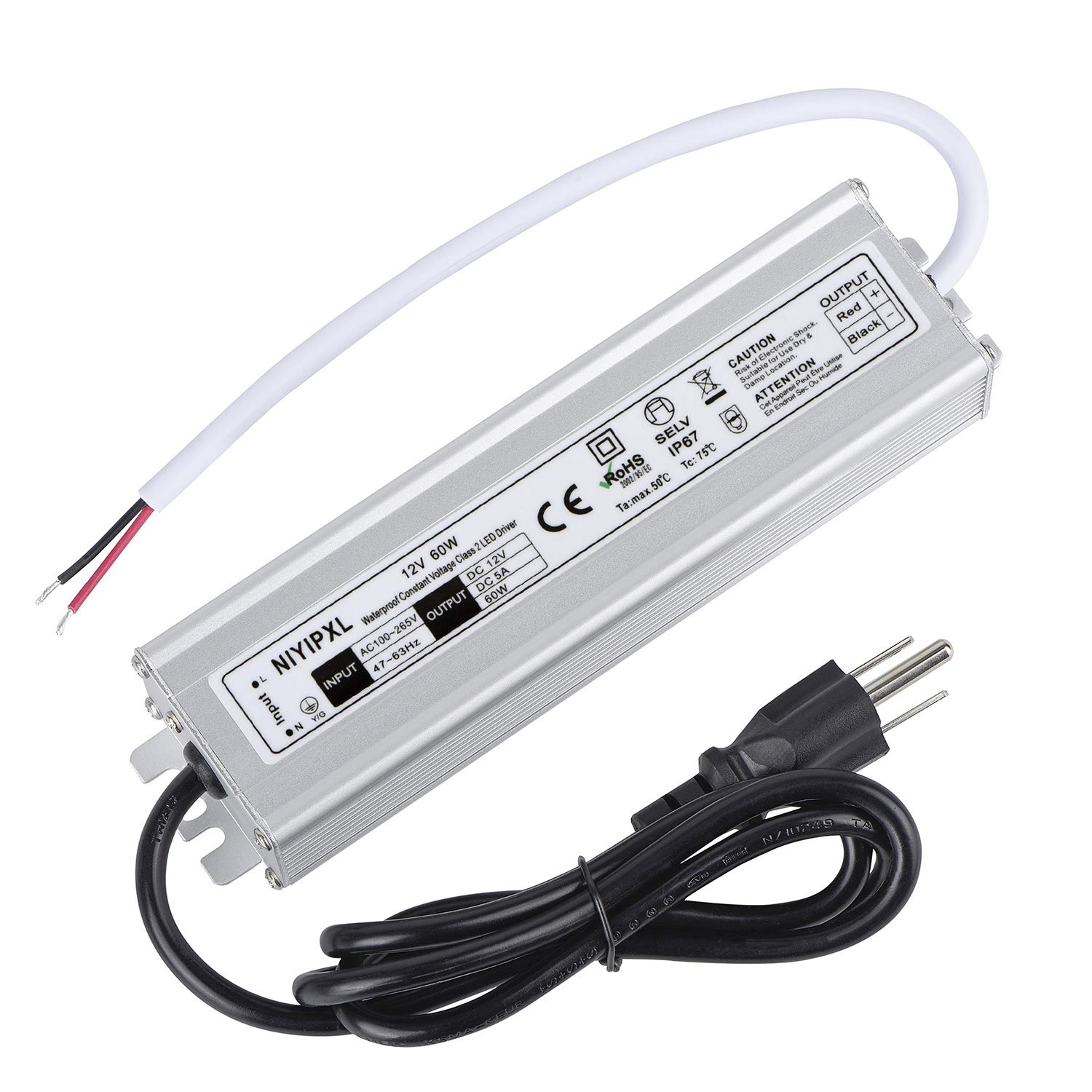 Mua LED Driver 60 Watts Waterproof IP67 Power Supply Transformer ...