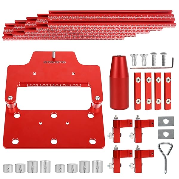 Woodworking Parallel Guide Kit, Aluminium Alloy Circular Saw Track Fixed Guide Rail Bracket Set ...