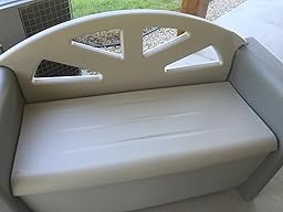 Amazon.com : Rubbermaid Outdoor Patio Storage Bench, 4 cu. ft., Olive ...