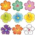 Amazon.com: 45 Pcs Luau Hibiscus Flower Cutouts Back to School Bulletin ...