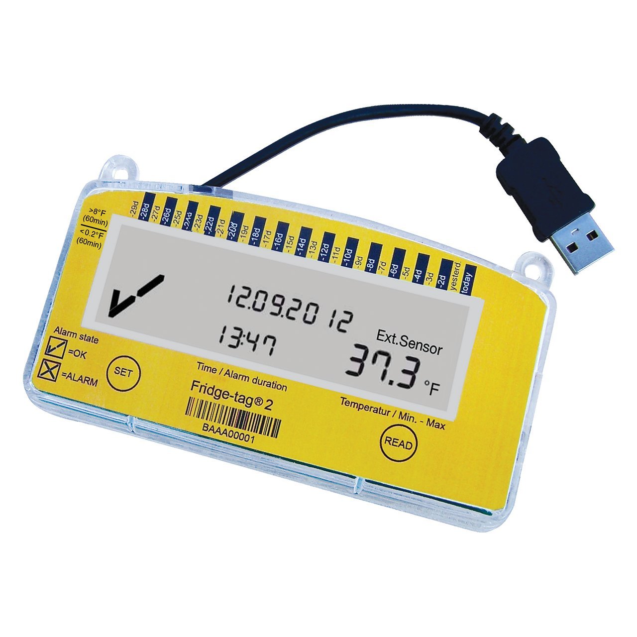 Amazon.com: DayMark Fridge-Tag 2, Cooler Temperature Monitor ...