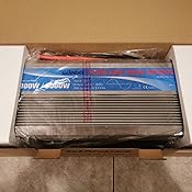 Pure Sine Wave Power Inverter 3000Watt DC 12V to AC120V with Dual AC ...