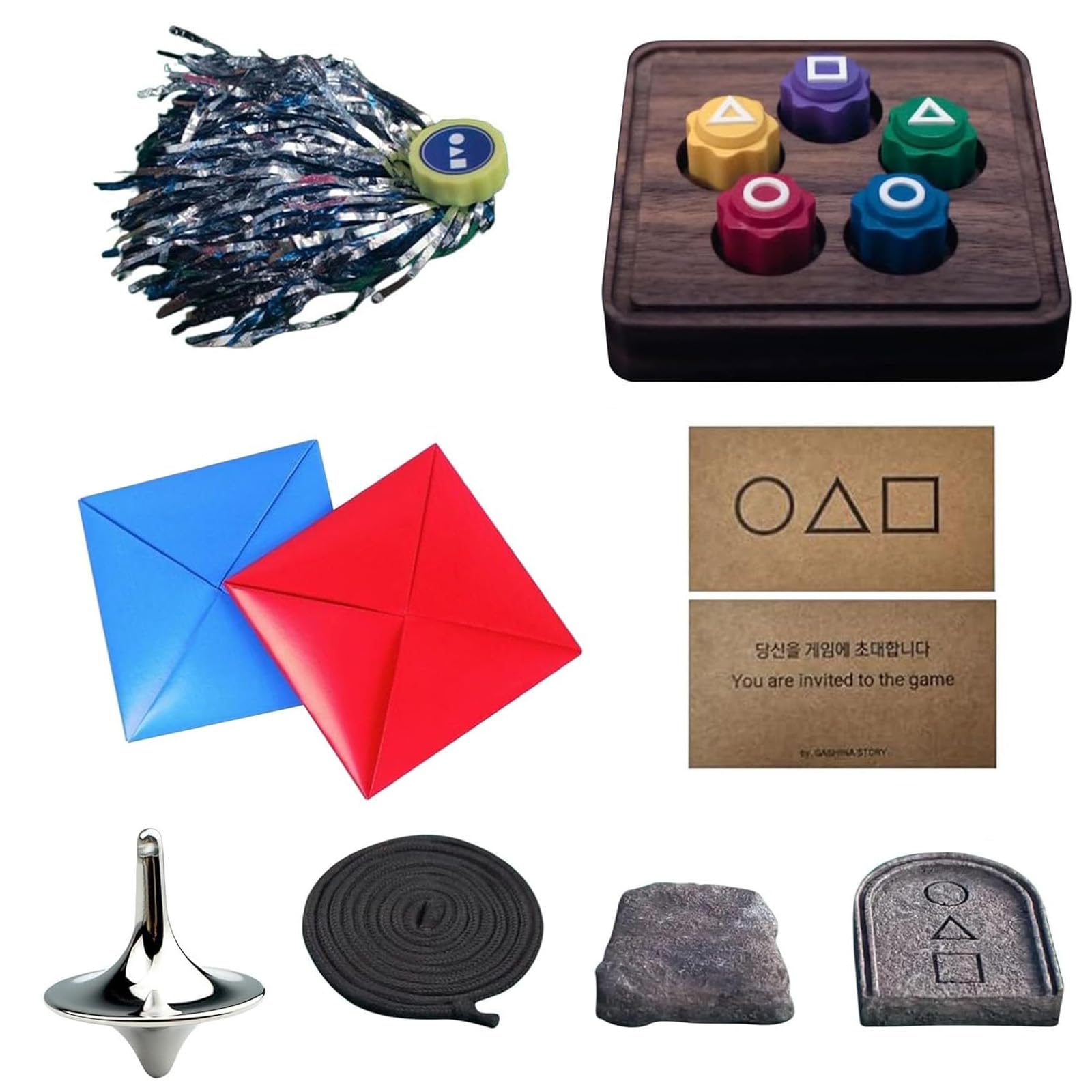 BECUAZC Gonggi Korean Game, Traditional Korean Folk Gonggi Game Set ...