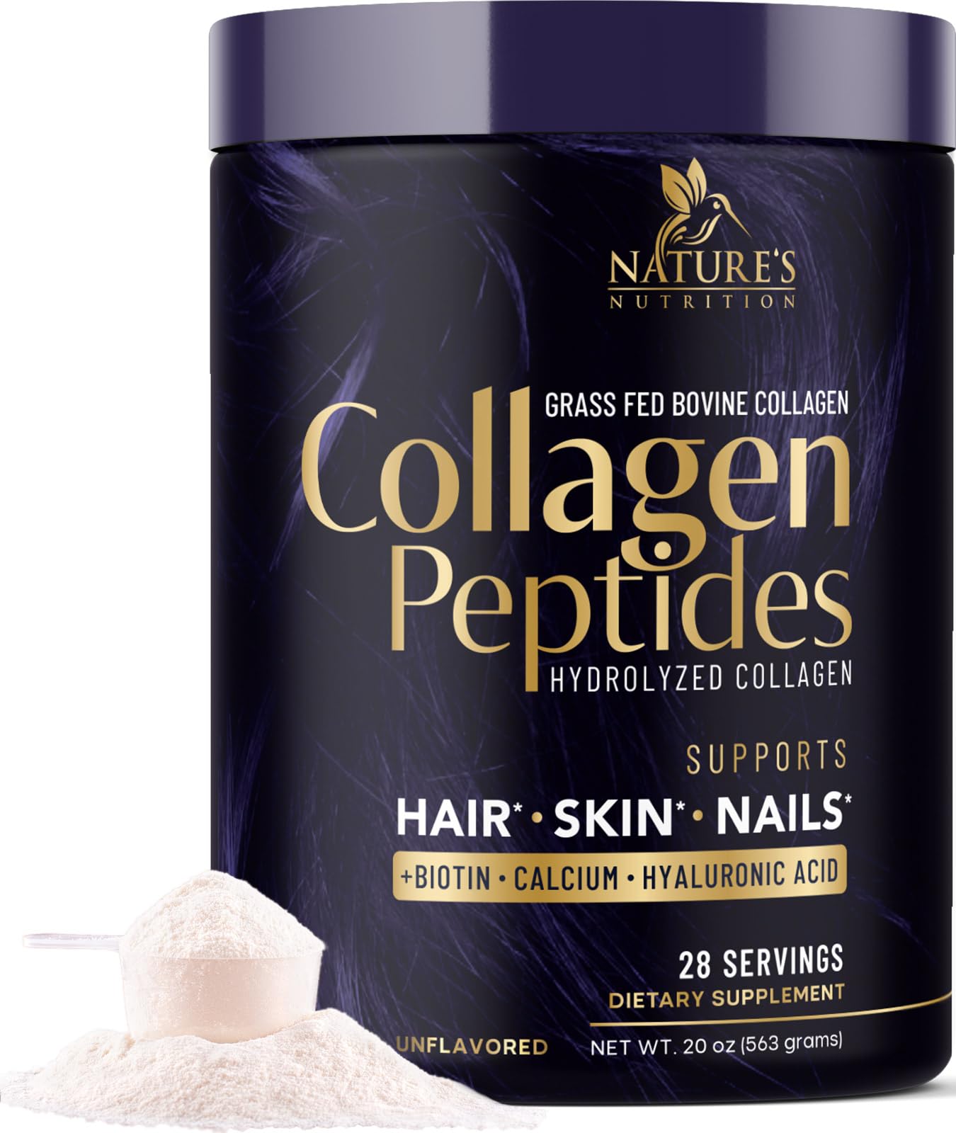 Mua Collagen Peptides Powder 20g With Hyaluronic Acid & Biotin ...
