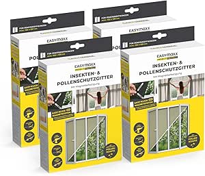 EASYmaxx Fly Screen for Windows with Pollen Protection & Magic Click ...