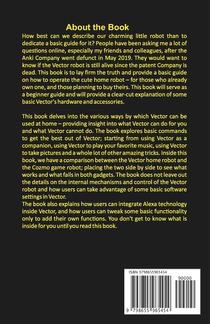 Mua Beginners Guide to Anki Vector Robots: An Unofficial Step-By-Step ...