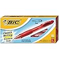 BIC Gelocity Gel Pen, Red, Medium-0.7mm, Dozen Box : Amazon.ca: Office ...