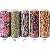 12 Multi Color Polyester Embroidery Thread 1000 Meters Each for Janome ...