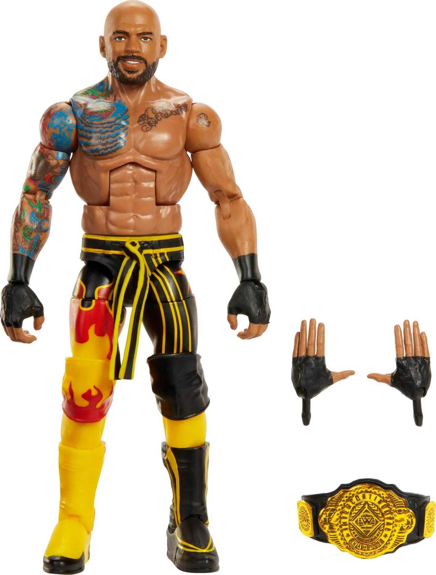 Mua WWE Ricochet Elite Collection Action Figure, Deluxe Articulation ...