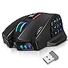 UtechSmart Venus Pro RGB Wireless MMO Gaming Mouse, 16,000 DPI Optical ...