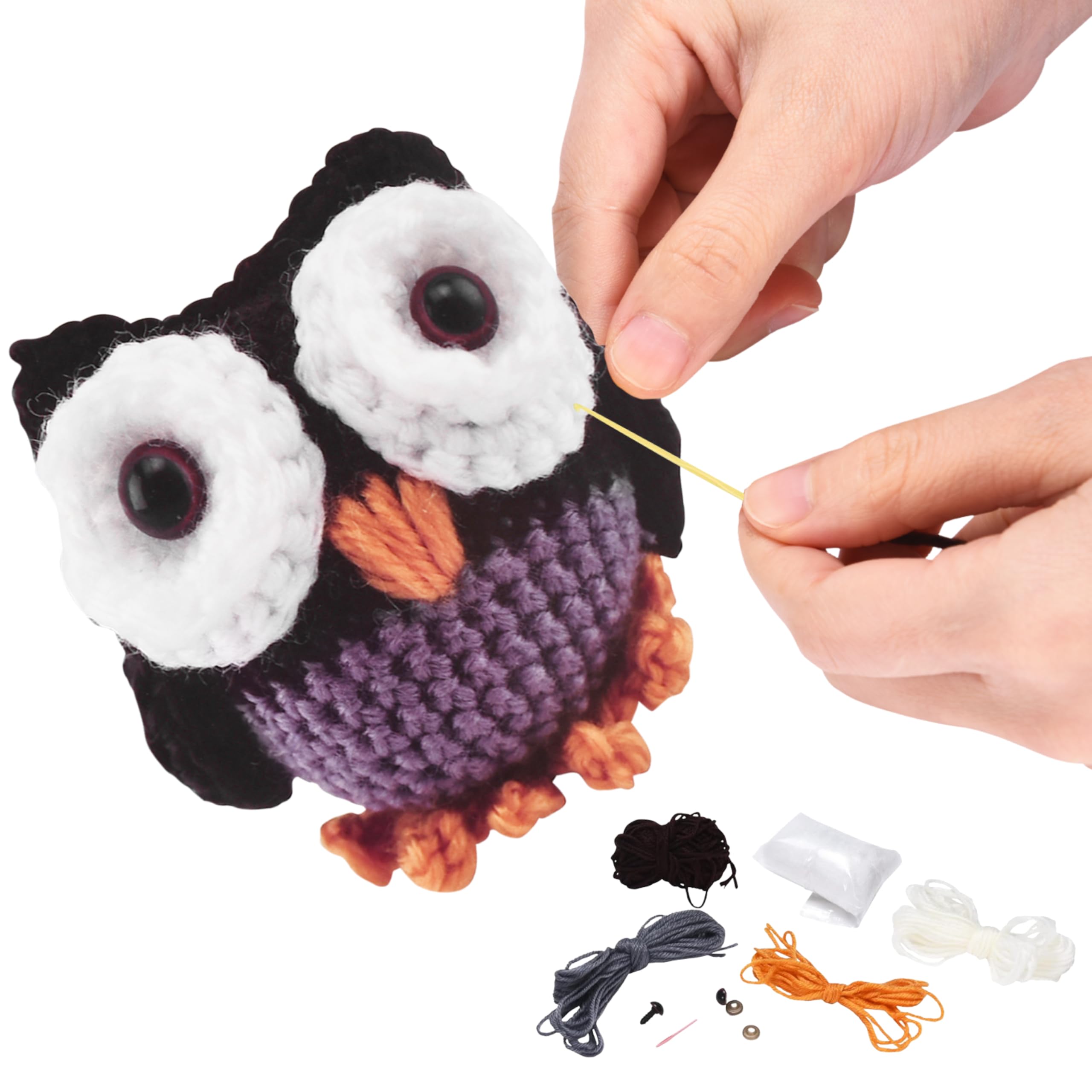 Neliblu Owl Sewing Kit for Kids - Girls Sewing Kit for DIY Craft - Sew ...