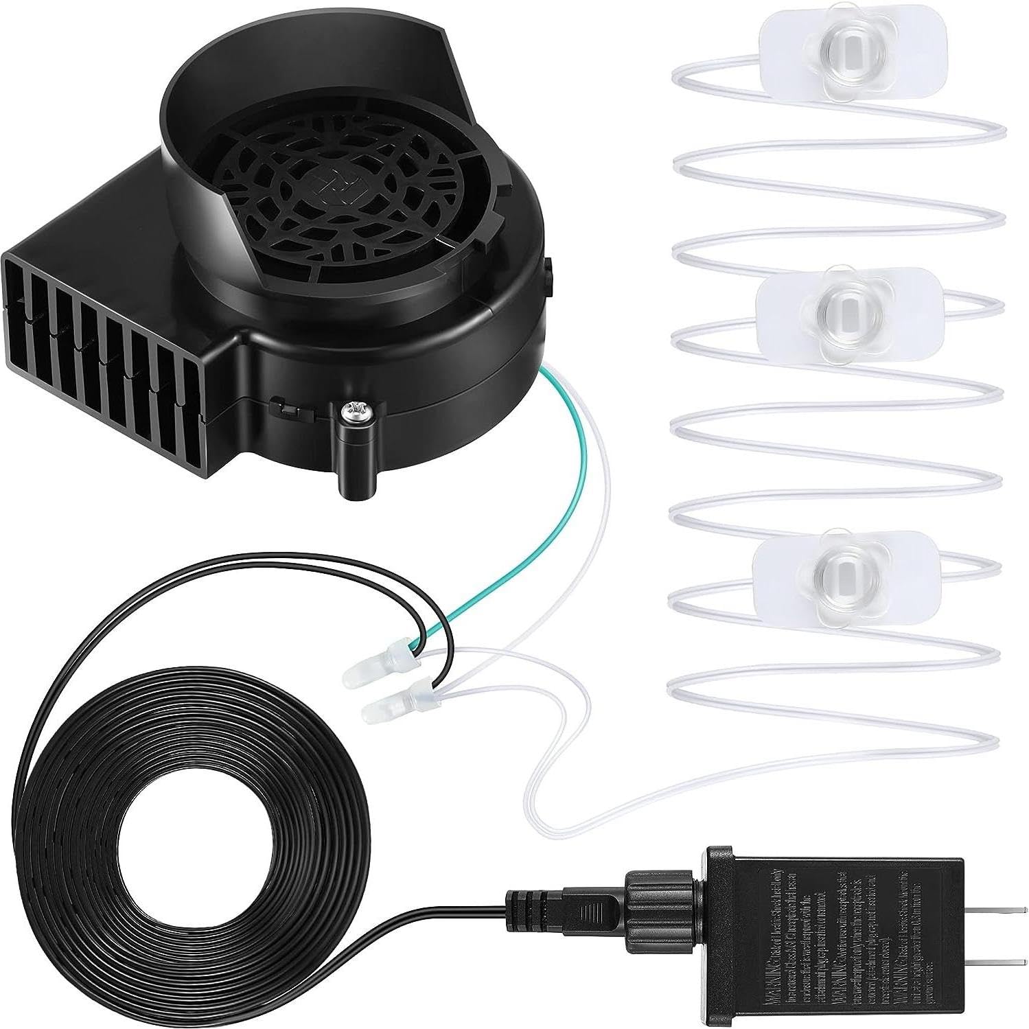 Hiboom Replacement Fan Blower, 12V 1.2A Mini Air Blower with 3 LED ...