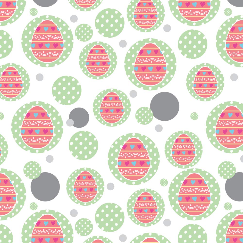 Bright, Colorful Easter Egg Wrapping Paper Wraps Your Gifts With Smiles