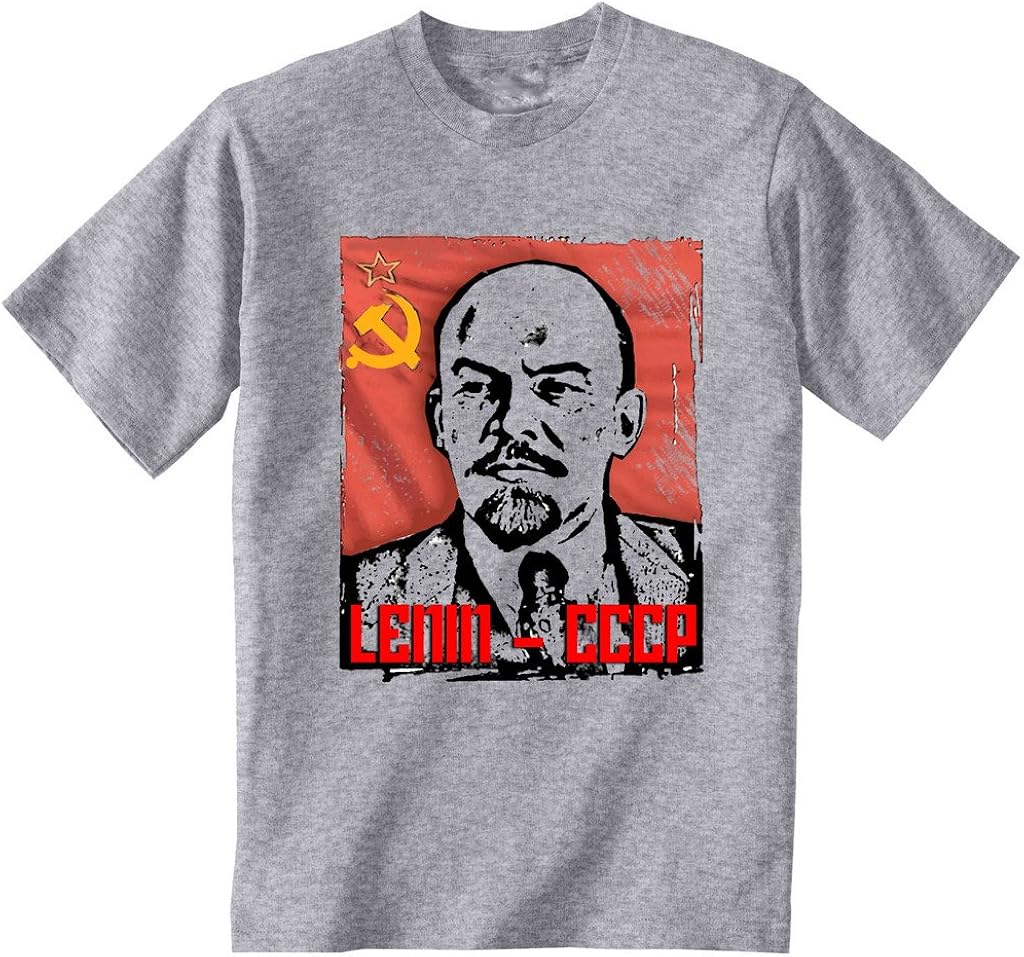 teesquare1st Men's Vladimir Lenin Grey T-Shirt: Amazon.de: Bekleidung