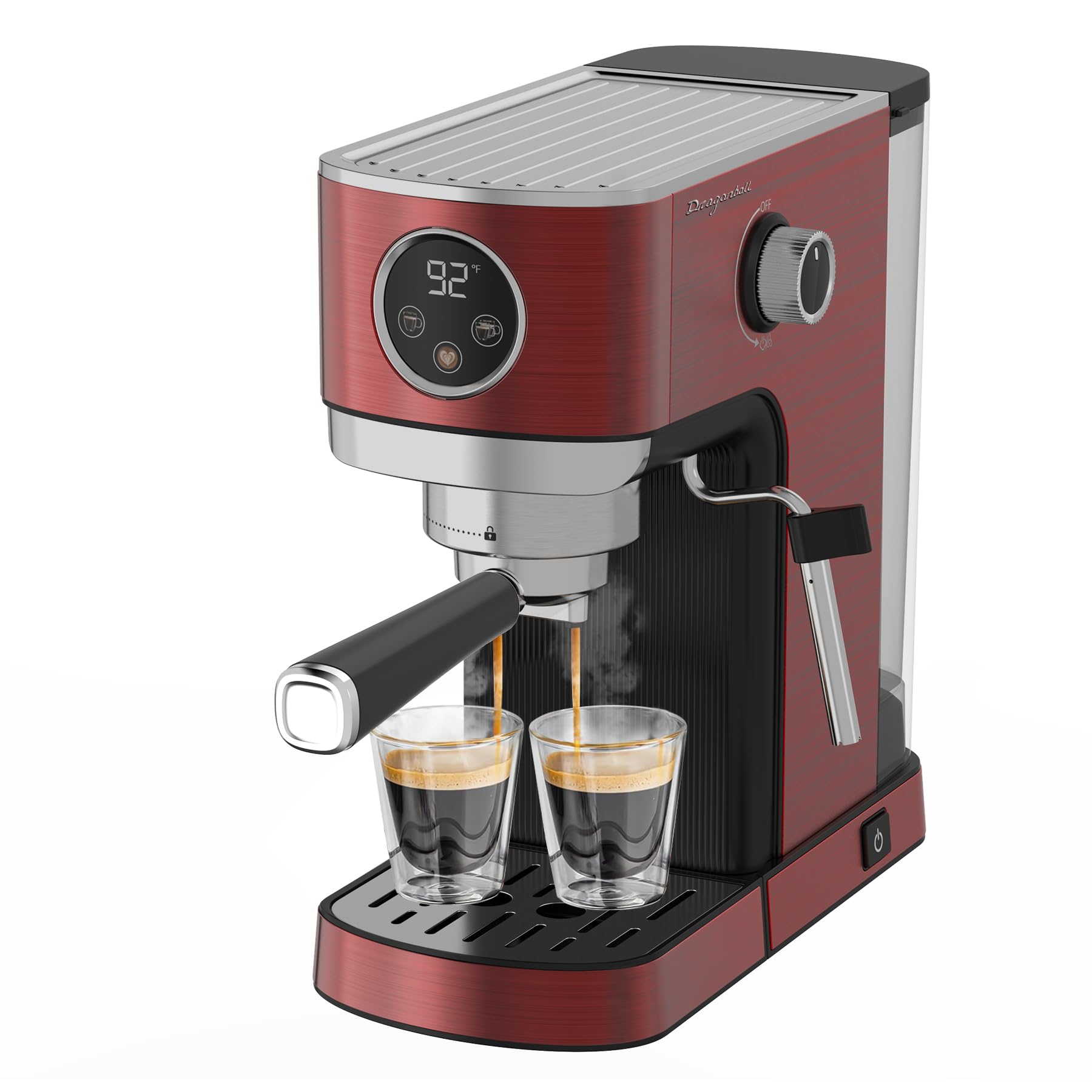 DRAGONBALL Espresso Machine, 1350W Cappuccino Machine, Small Espresso ...