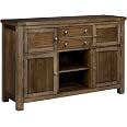 Amazon.com: Signature Design by Ashley Moriville Rustic Dining Room ...