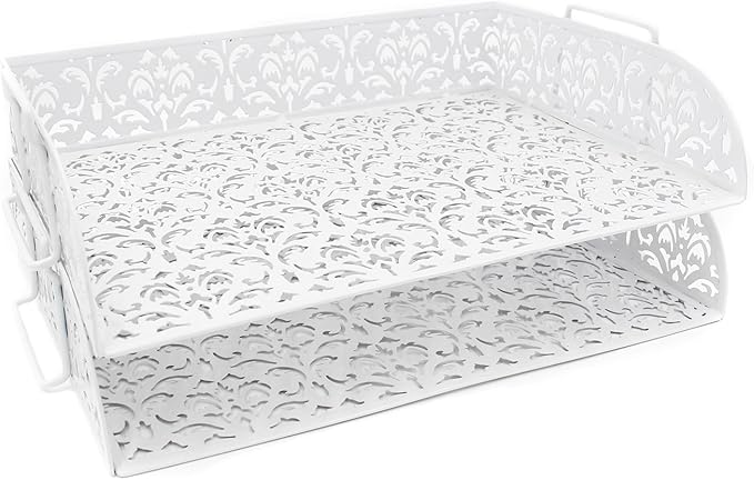 Amazon.com : EasyPAG Desk Organizers and Accessories Stackable Paper ...