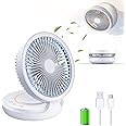 Amazon.com: shinic Ultra Quiet Table Fan, Rechargeable Battery Operated ...
