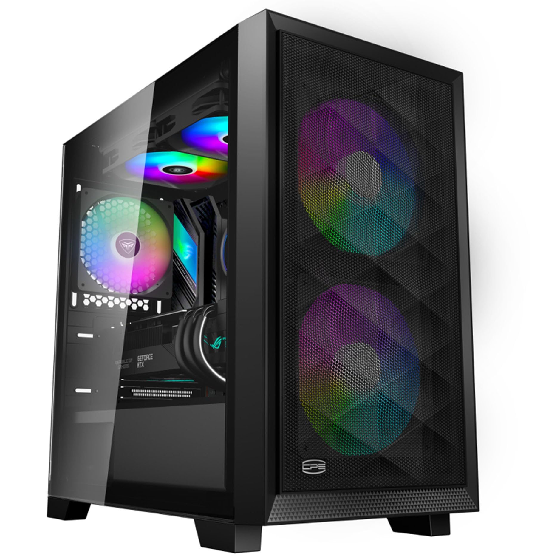 PCCOOLER CPS C3D310 Airflow M-ATX PC Case Mid Tower Desktop Computer ...