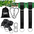 Amazon.com: igolfluck Tree Swing Straps Hanging Kit 4FT/8FT/15FT/20FT ...