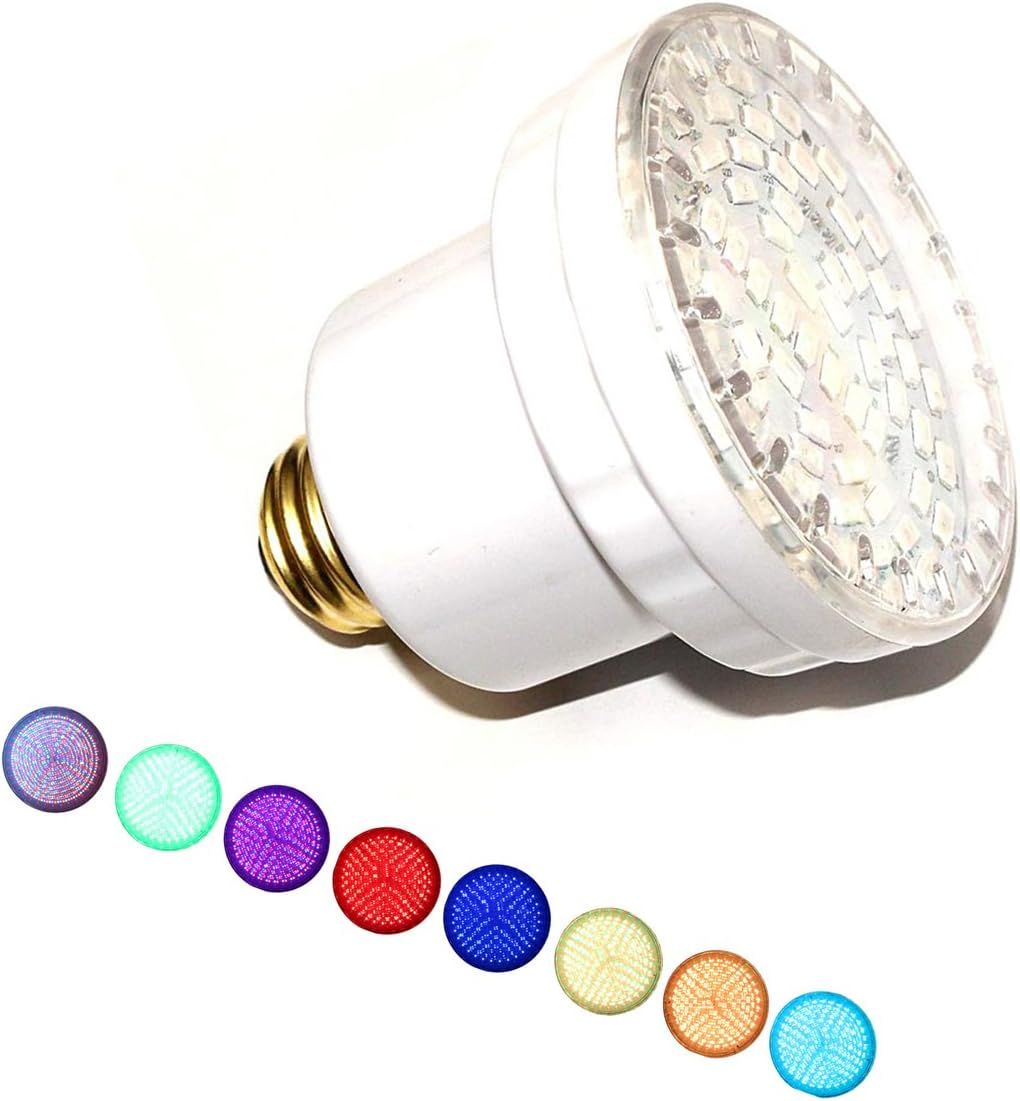 12V LED Spa Light Bulb 15W Color Changing LED Spa Replacement Bulb with ...