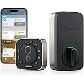 ULTRALOQ Smart Lock U-Bolt Pro, 7 en 1 cerradura de puerta de entrada sin llave con control de ...