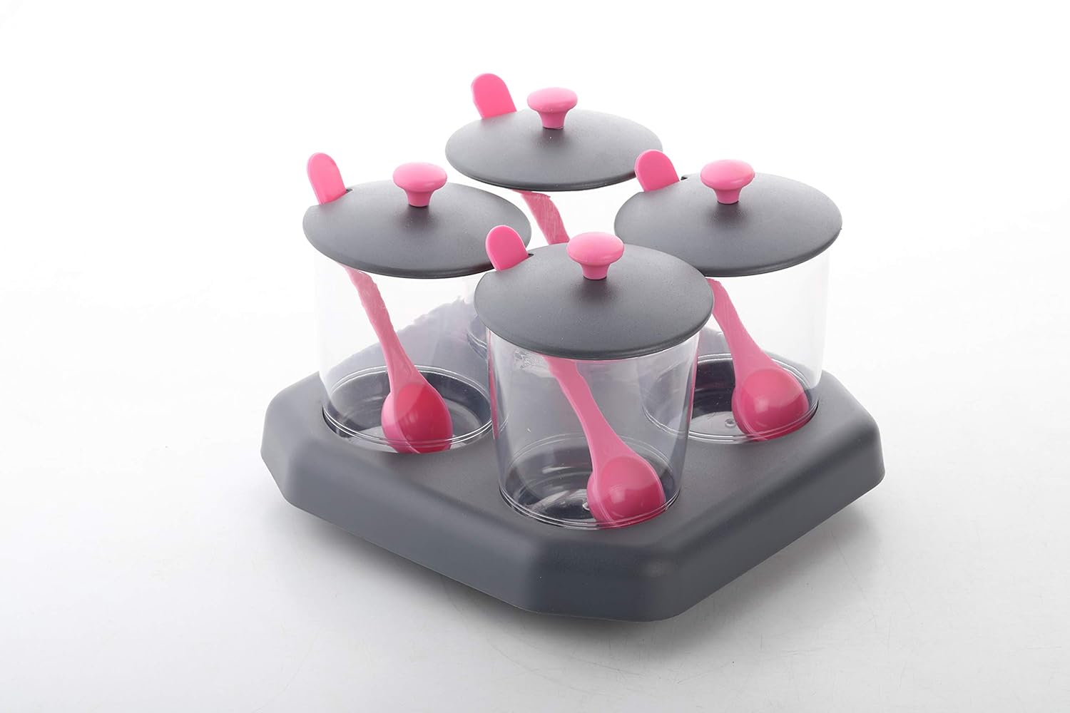 Grecy 360 Degree Revolving Pickle Stand, 6.3 cm x 4.49 cm x 6.73, 4 ...