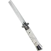 Amazon.com : Switchblade Comb, Man's Spring Pocket Oil Hair Comb Folding Knife Looking Automatic ...