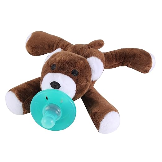 Amazon.com : Evedy Pacifier Holder Baby Soother Pacifiers Stuffed Bear ...