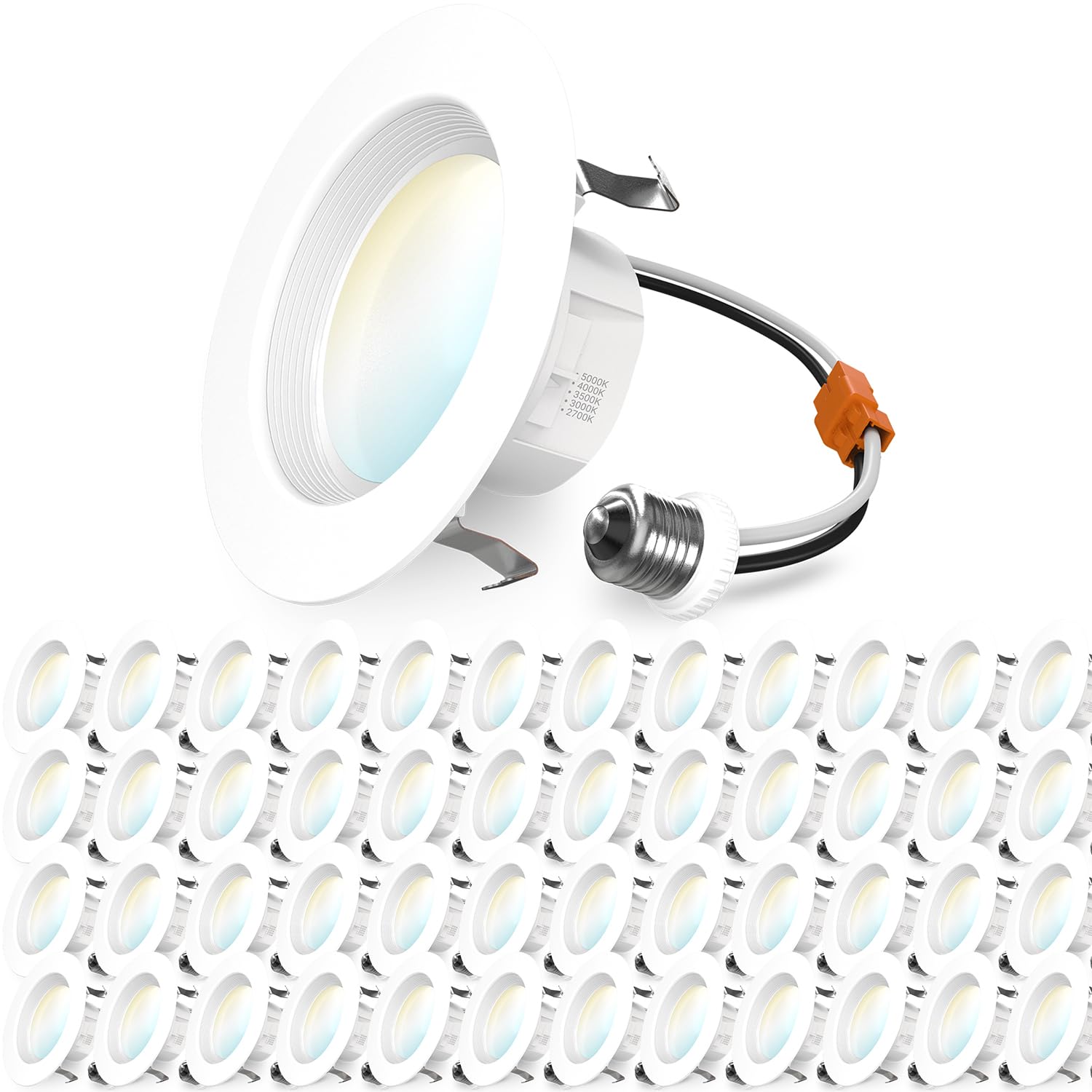 Sunco 48 Pack 4 Inch LED Can Lights Retrofit Recessed Lighting ...