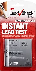Amazon.com: 3M Leadcheck Disposable Non-Staining Lead Detection Swabs ...