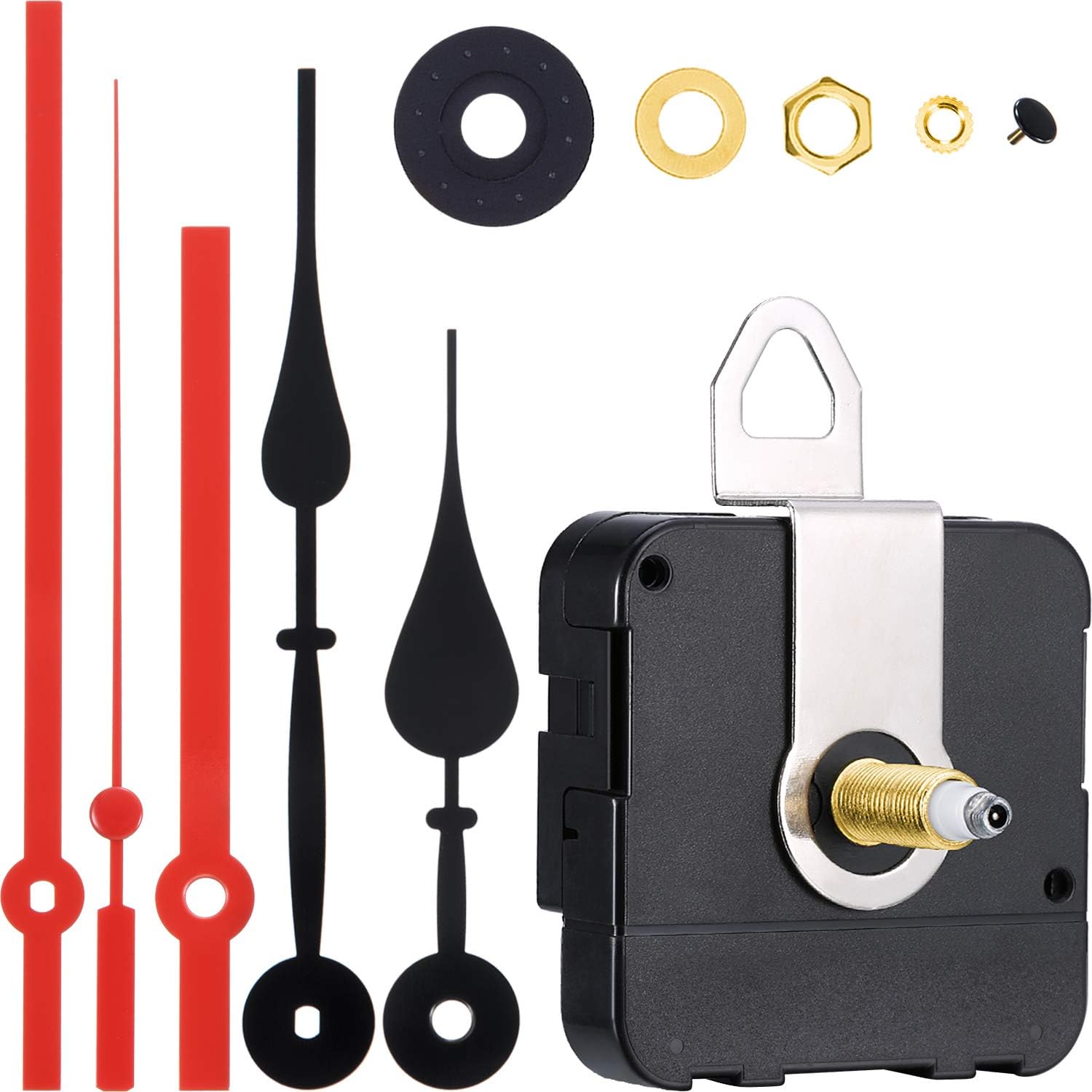 High Torque Long Shaft Clock Movement Mechanism with 2 Different Pairs ...