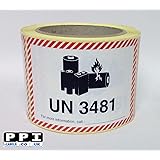 100x Battery Warning Labels - Royal Mail Lithium ion Caution Shipping ...