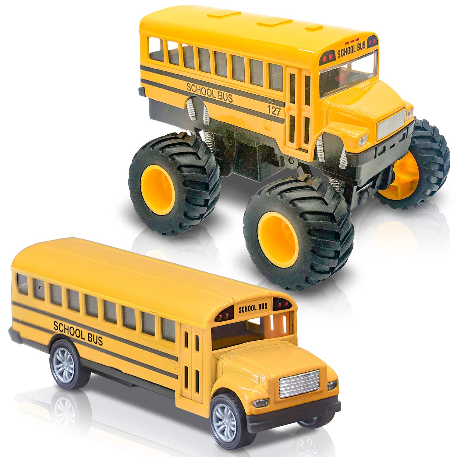 Mua ArtCreativity 5 Inch Pull Back School Bus Toy Set - Set of 2 ...